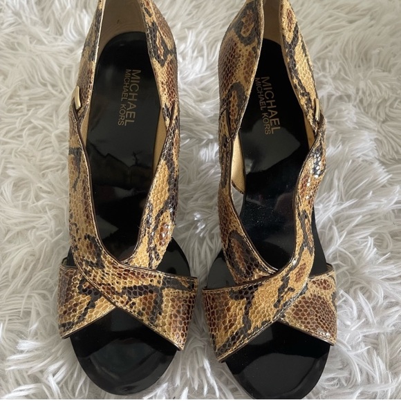 MICHAEL Michael Kors | Shoes | Sexy Micheal Kors Heels Snake Skin ...